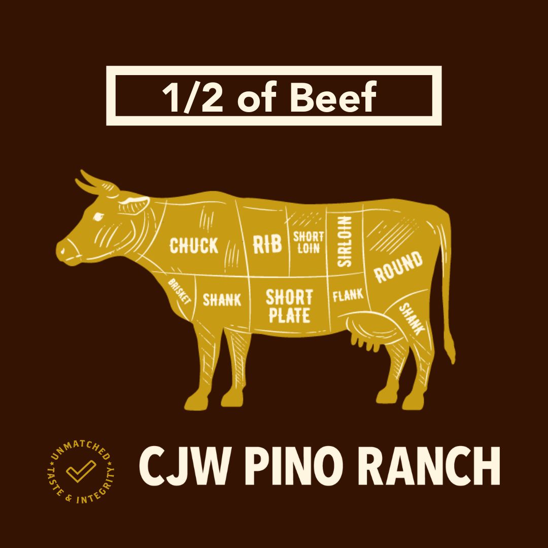 Pasture Raised Non-GMO American Dry Aged Bulk Beef Half a Cow